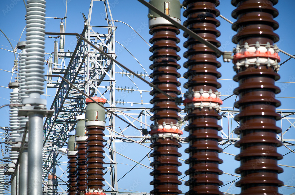 Electrical Substation Stock Photo | Adobe Stock