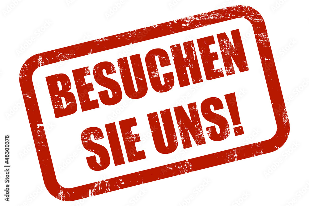 Grunge Stempel rot BESUCHEN SIE UNS! Stock-Illustration | Adobe Stock Grunge Stempel rot BESUCHEN SIE UNS! Stock-Illustration | Adobe Stock