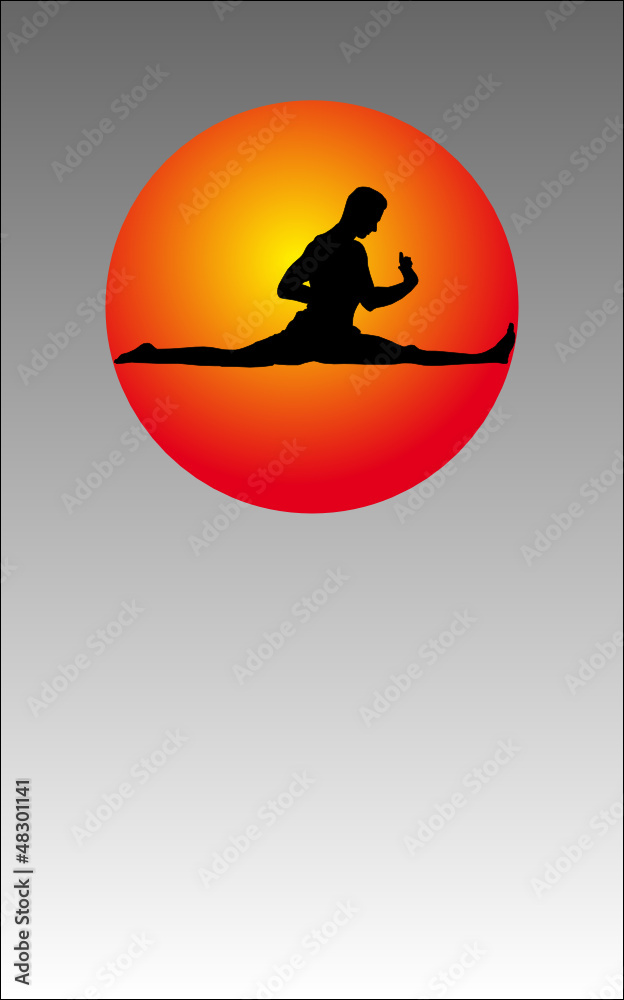 Spagat Stock Vector | Adobe Stock