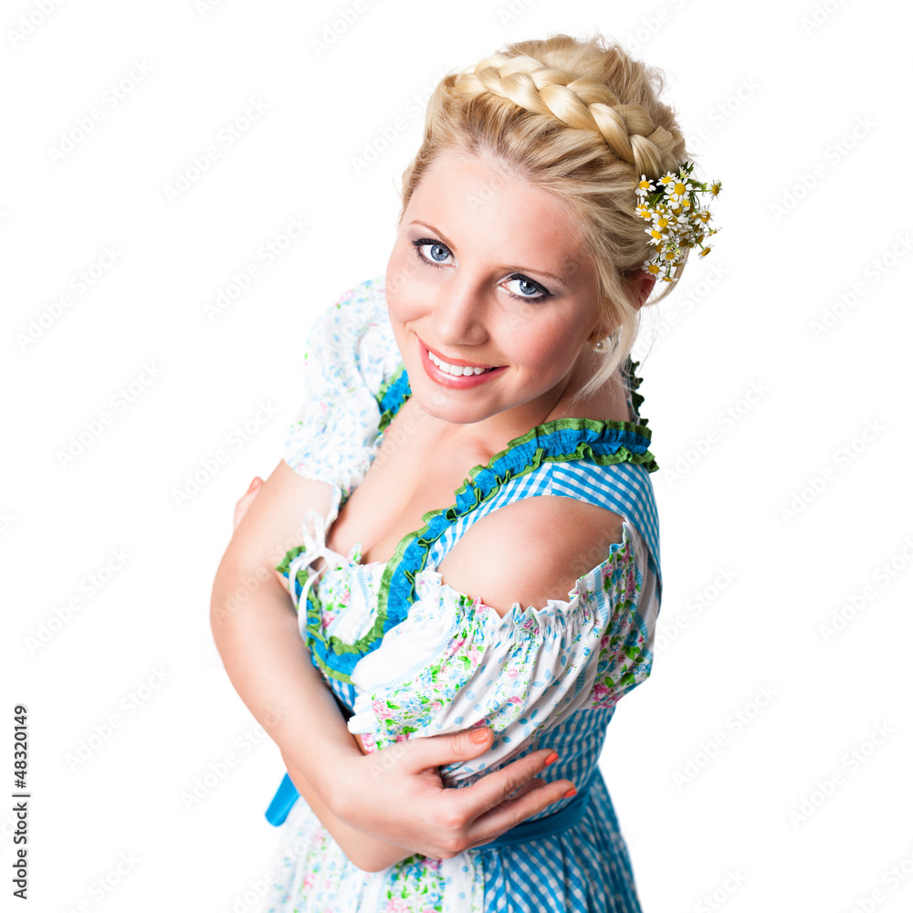Wunderschone Dirndl Fur Blonde Haare Fotos