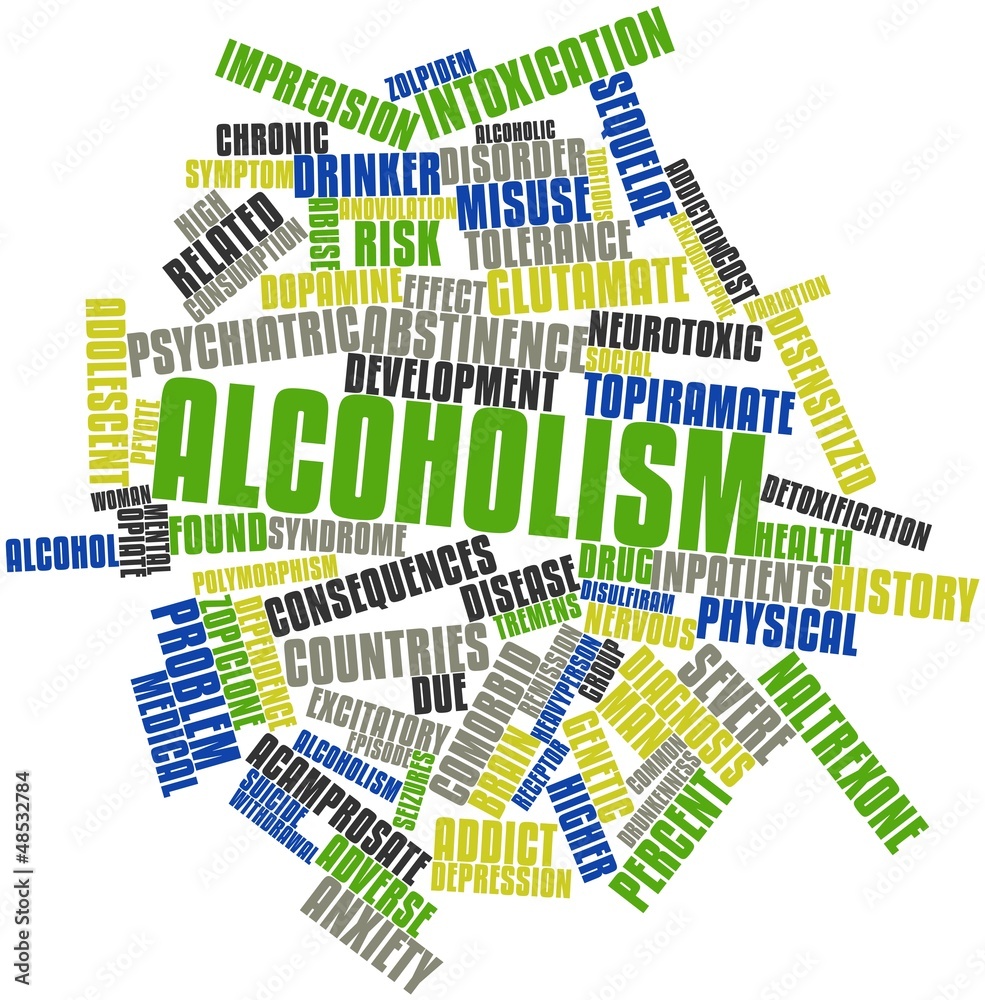 Word cloud for Alcoholism Stock Illustration | Adobe Stock