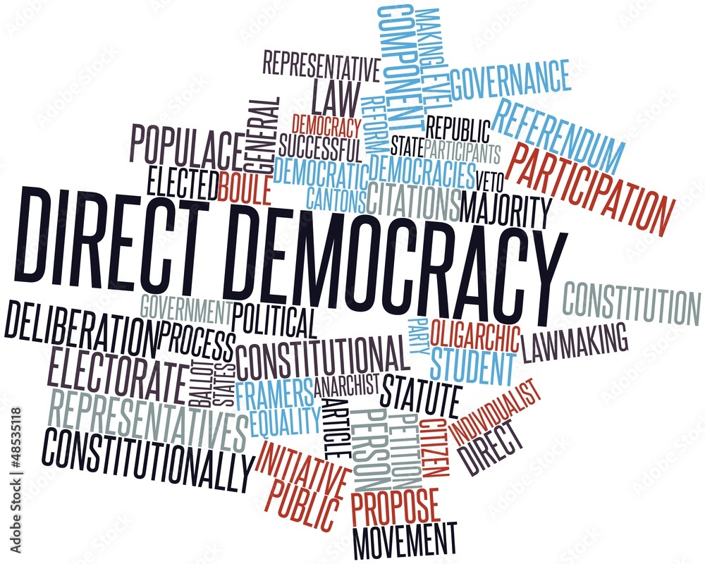 Democracy Word Art