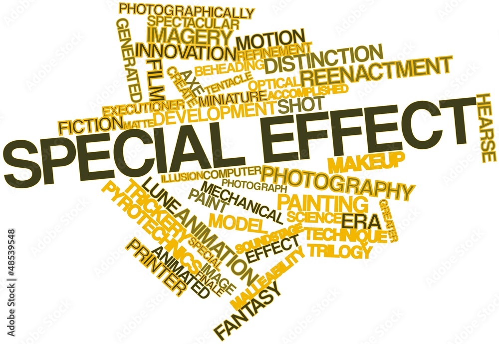 Word cloud for Special effect Stock Illustration | Adobe Stock