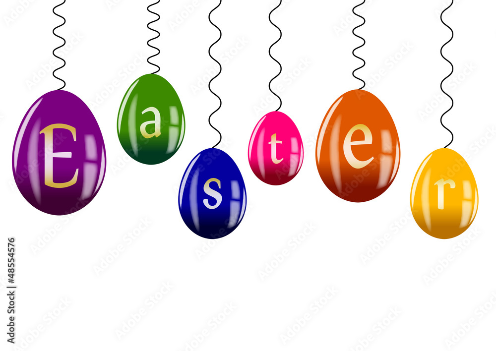 Vetor de Frise oeufs couleur - Easter - Pâques do Stock | Adobe Stock