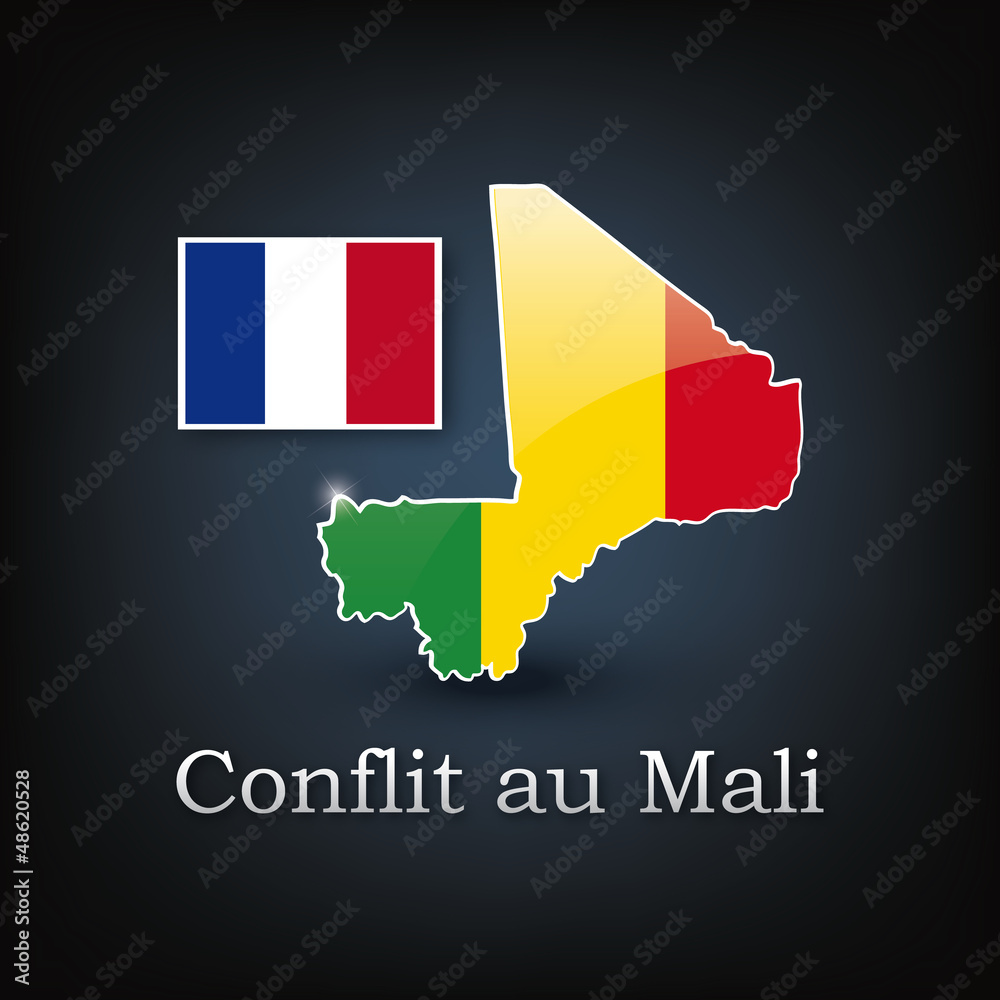 Conflit au Mali Stock Vector | Adobe Stock
