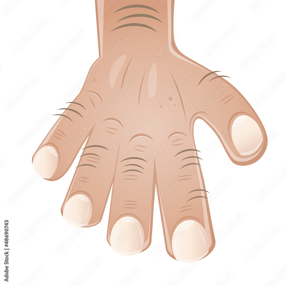 hand cartoon comic Stock-Vektorgrafik | Adobe Stock