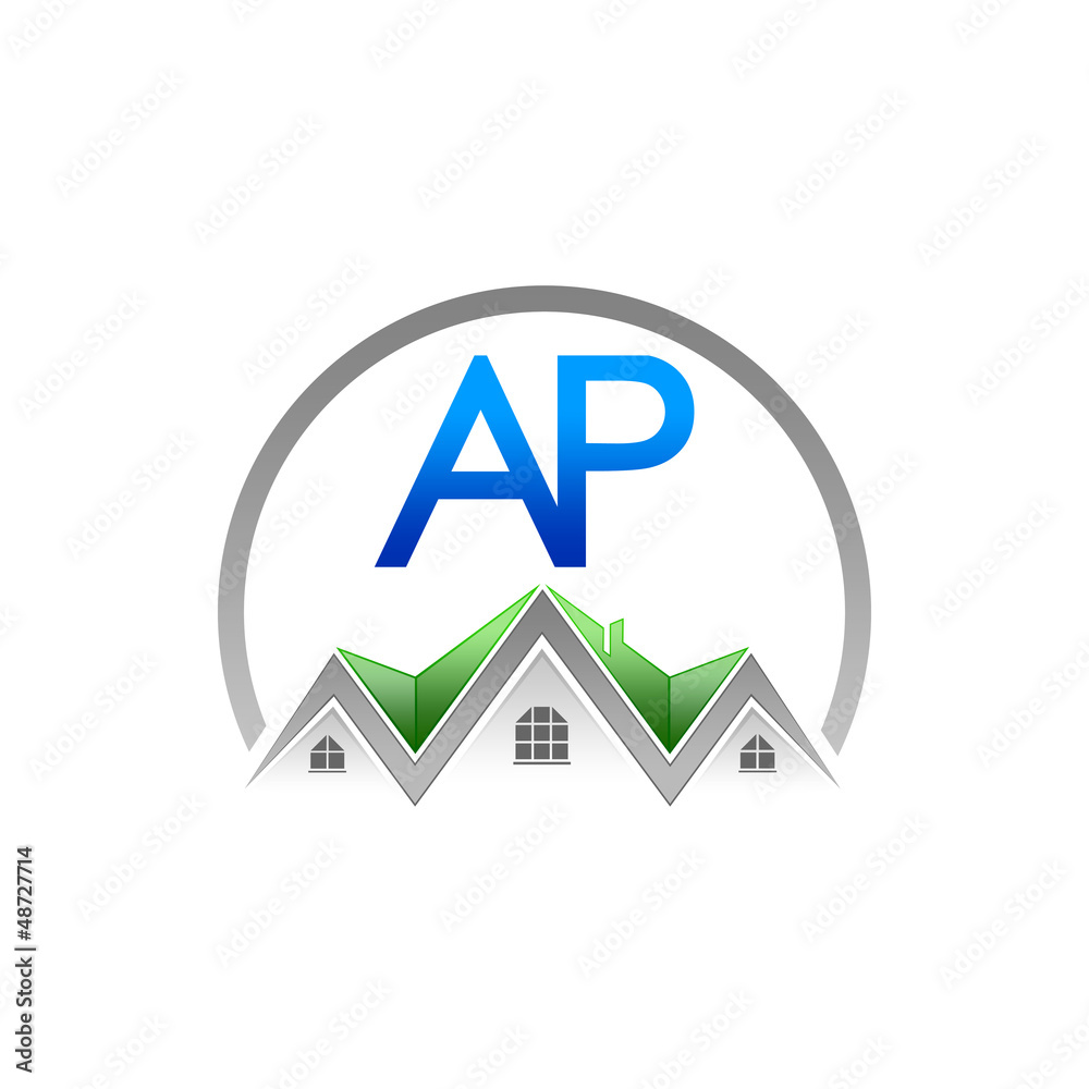 A. P. Company Logo (Real Estate) Stock Vector | Adobe Stock