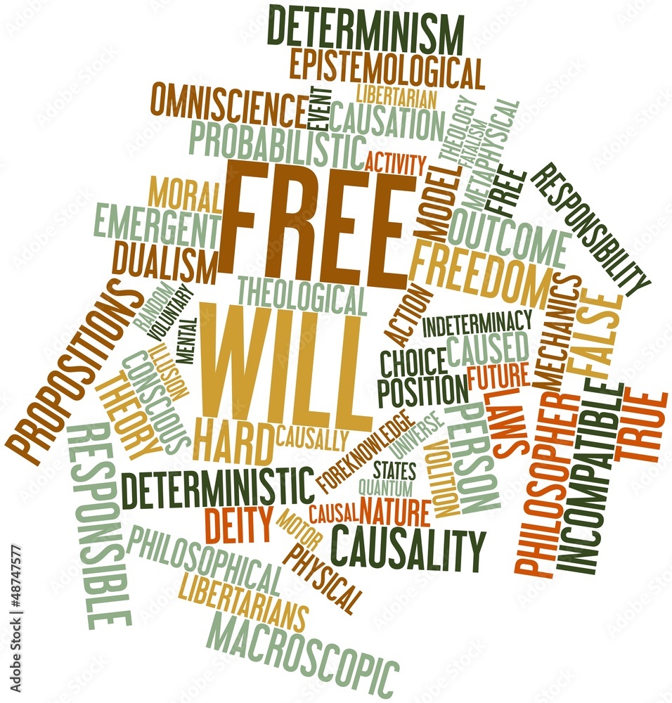 Word cloud for Free will Stock Illustration | Adobe Stock