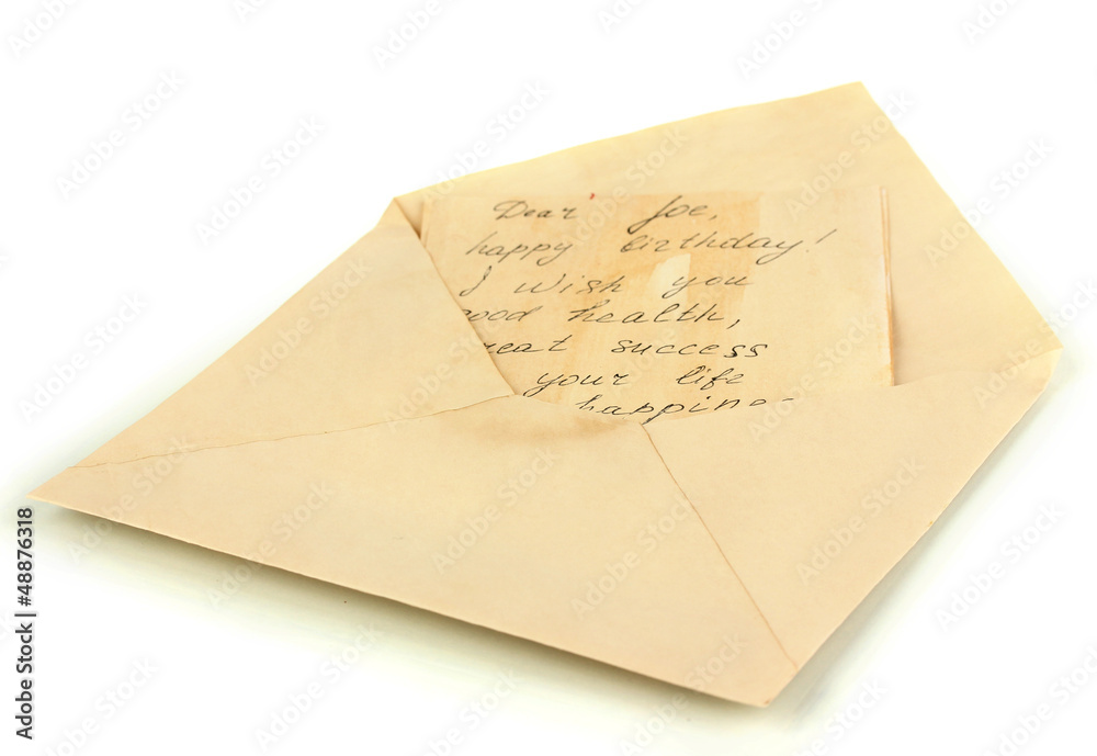 Vintage Envelope Letter