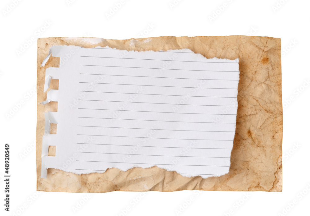 Vintage Paper Note