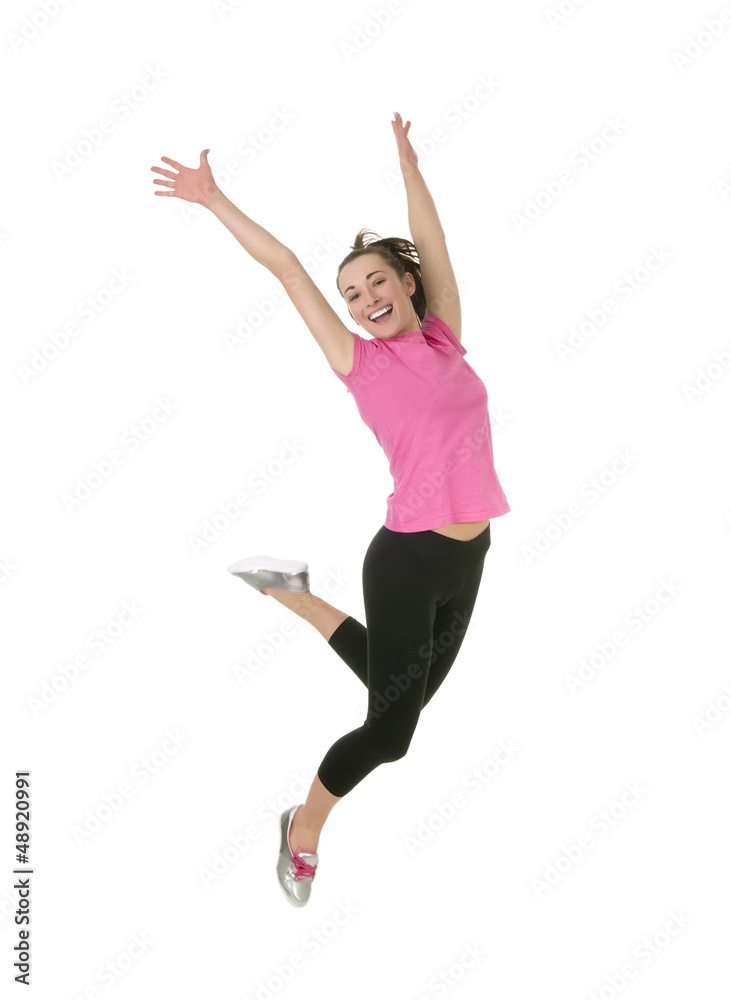 Freudensprung Stock-Foto | Adobe Stock