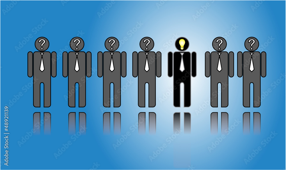 Choosing the right candidate from the list of candidates Stock Vector ...