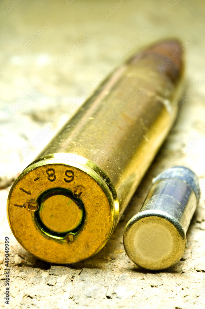 Munition Kaliber 8X57 IS und cal.22 long rifle Stock Photo | Adobe Stock