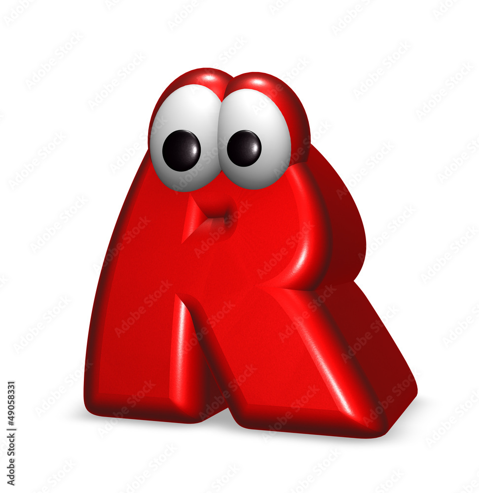 cartoon letter Stock Illustration | Adobe Stock