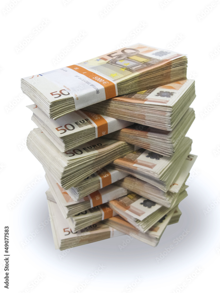 Geldstapel Stock-Foto | Adobe Stock