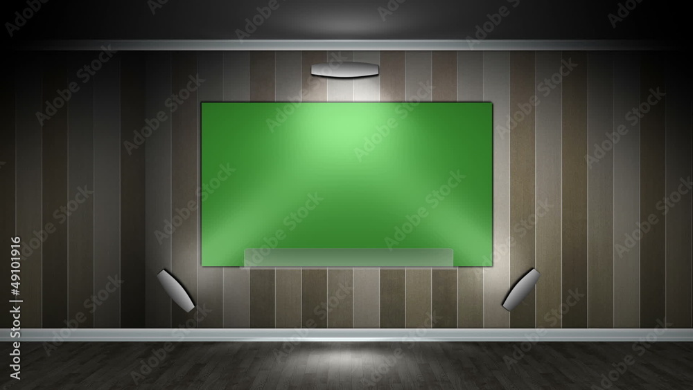 Museum Room Loop, Green Screen and Alpha Channel - HD1080 Stock Video ...