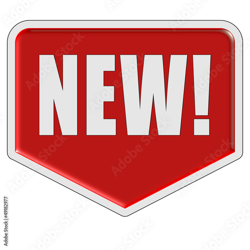 Red New Sign