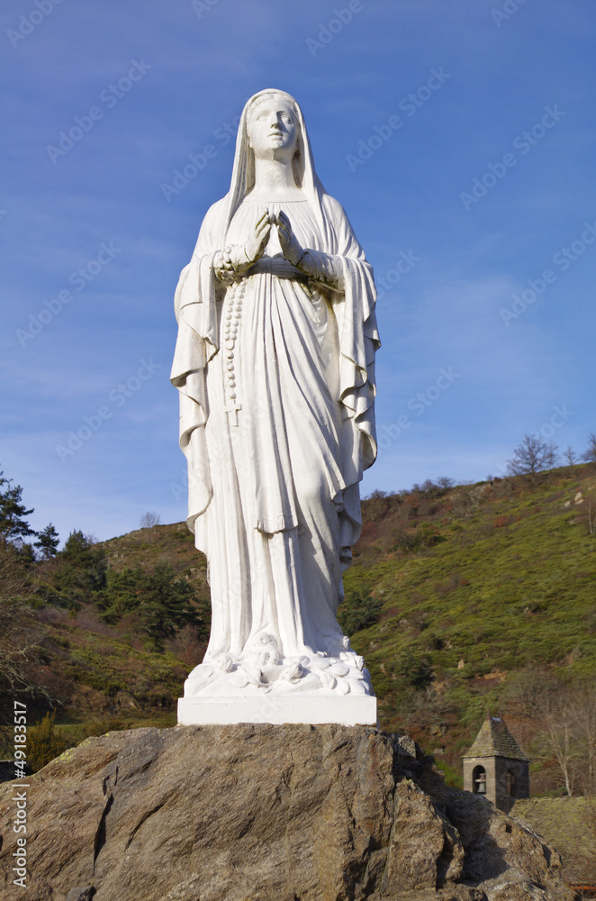 Statue de la vierge Marie Stock Photo | Adobe Stock