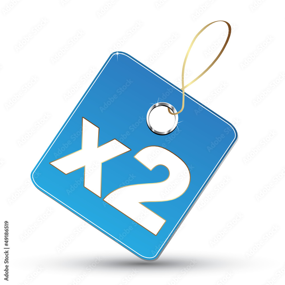 BONUS X2 ICON Stock Vector | Adobe Stock