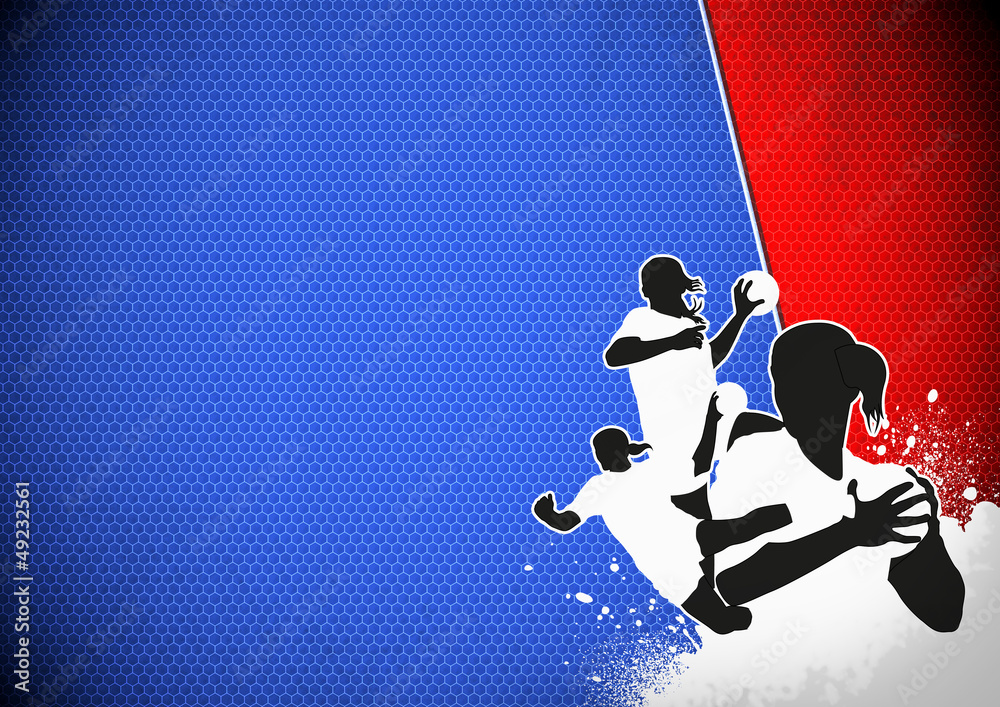 Handball background Stock Illustration | Adobe Stock