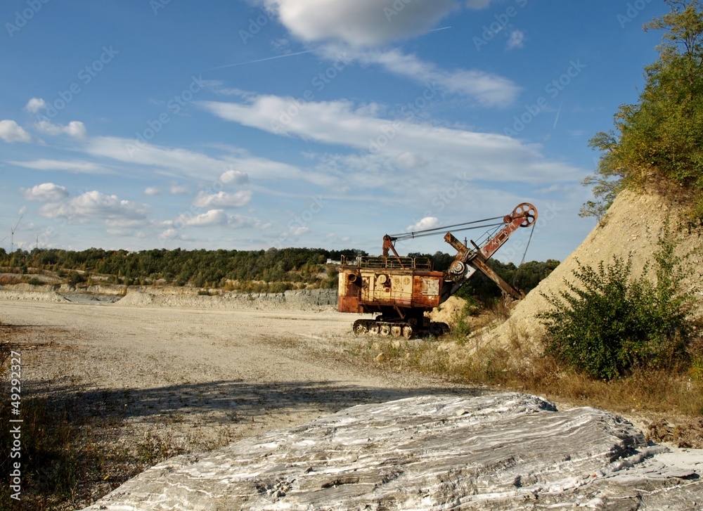 Tagebau Rüdersdorf stillgelegt Stock-Foto | Adobe Stock