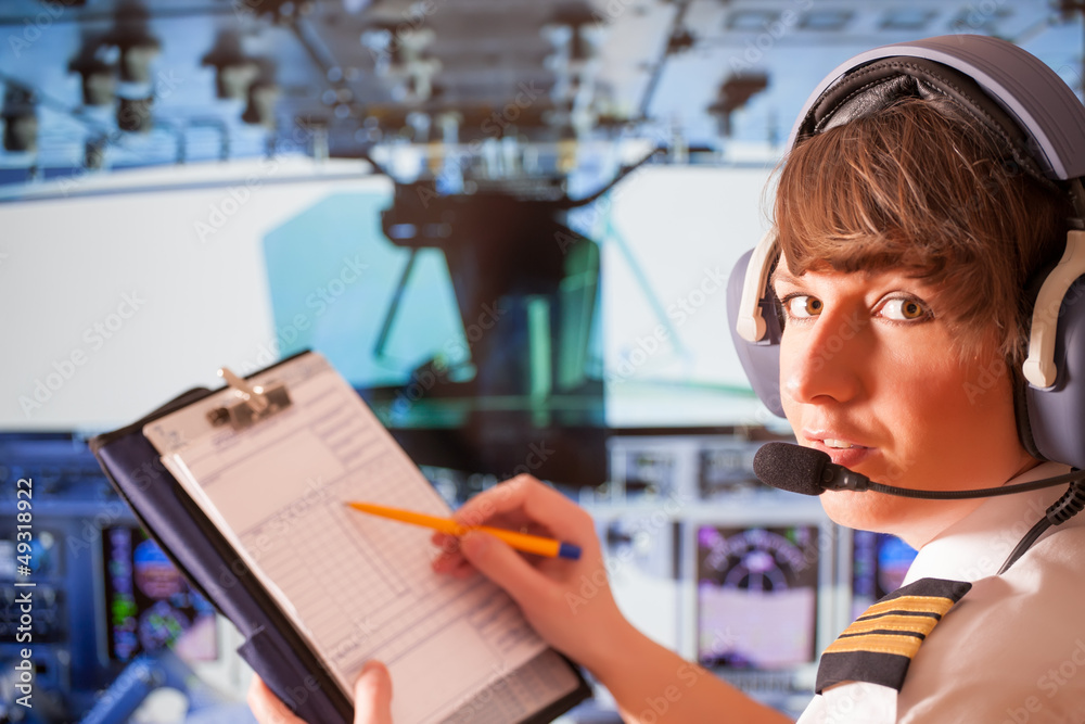 Airline pilot Stock Photo | Adobe Stock