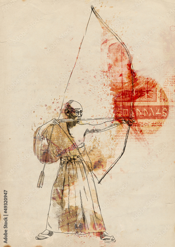 Japanese Women Bows Martial Arts Kyudo Wallpaper