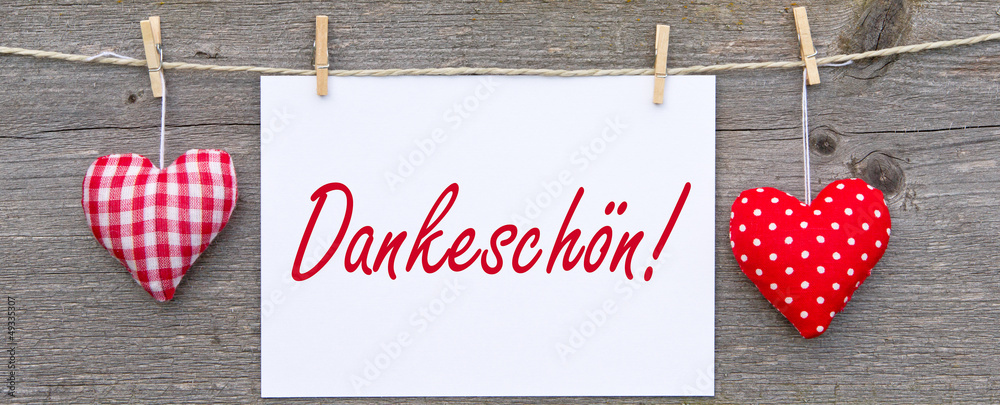 Dankeschön Stock Photo | Adobe Stock