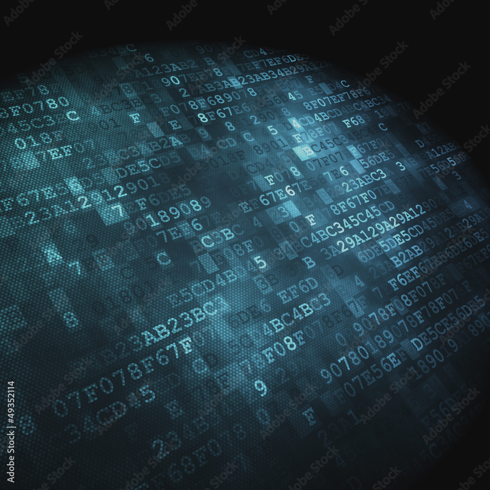 Technology concept: hex-code digital background Stock Illustration ... Technology concept: hex-code digital background Stock Illustration ...
