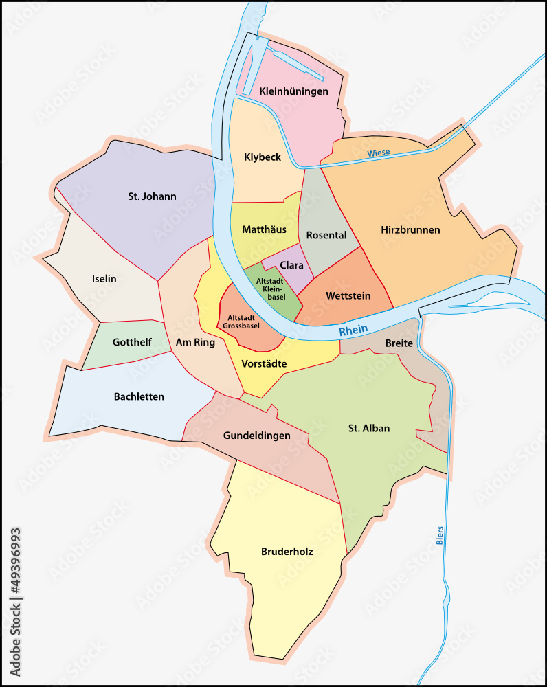 Basel Administrativ Stock-Vektorgrafik | Adobe Stock