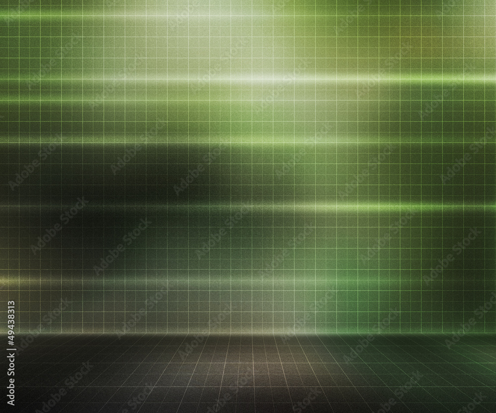 Green Presentation Stage Background Stock Illustration | Adobe Stock