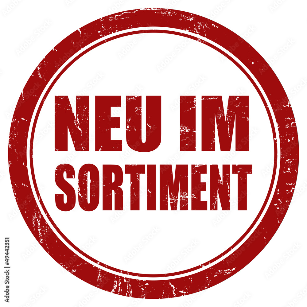 Grunge Stempel rot rund NEU IM SORTIMENT Stock Illustration | Adobe Stock Grunge Stempel rot rund NEU IM SORTIMENT Stock Illustration | Adobe Stock