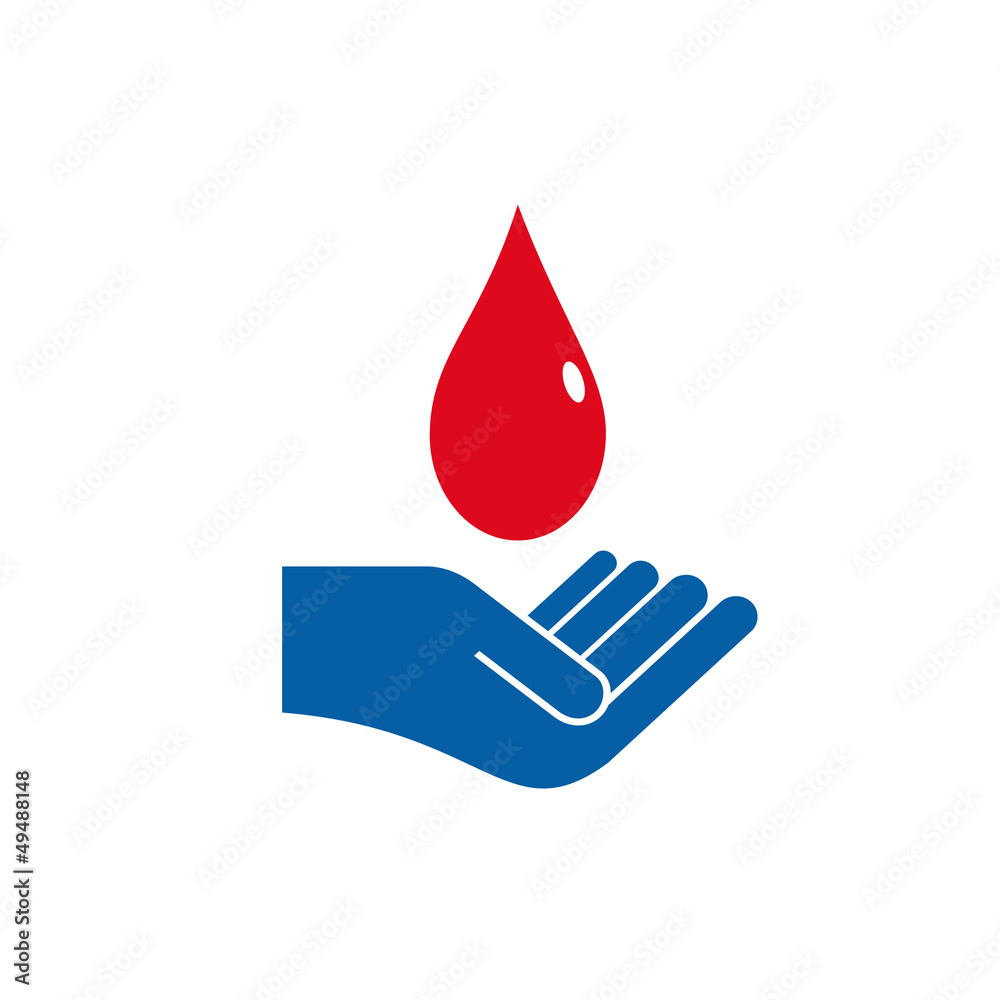 Logo Blood Donation # Vector Stock Vector | Adobe Stock