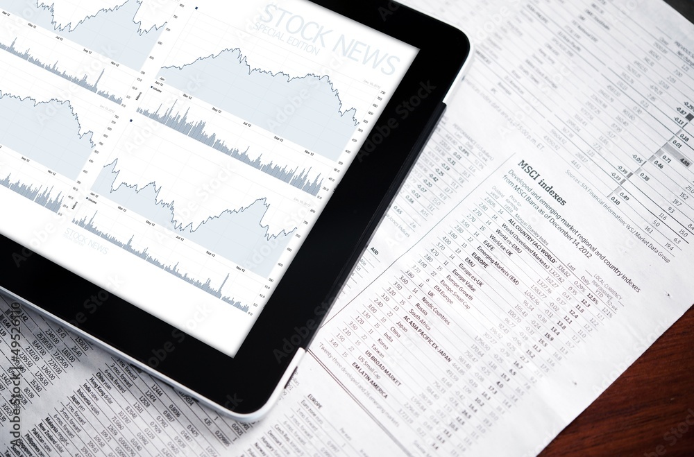Stock Market Research Stock Photo | Adobe Stock