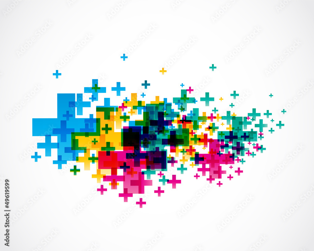 colorful positive background Stock Vector | Adobe Stock