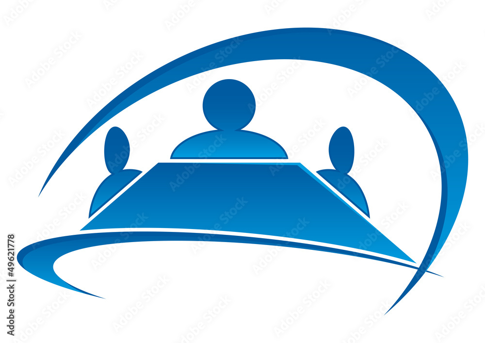 logo meeting room Stock Vector | Adobe Stock