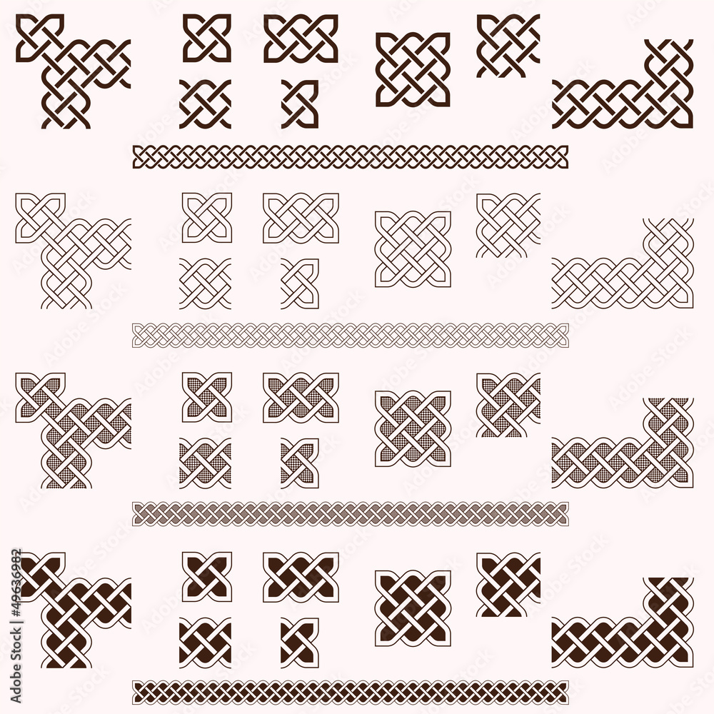 Celtic Borders Stock Vector | Adobe Stock