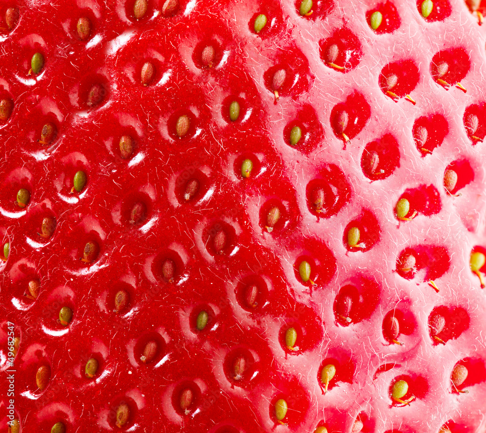 Strawberry Texture. Berry Background. Closeup Structure. Macro Stock ...