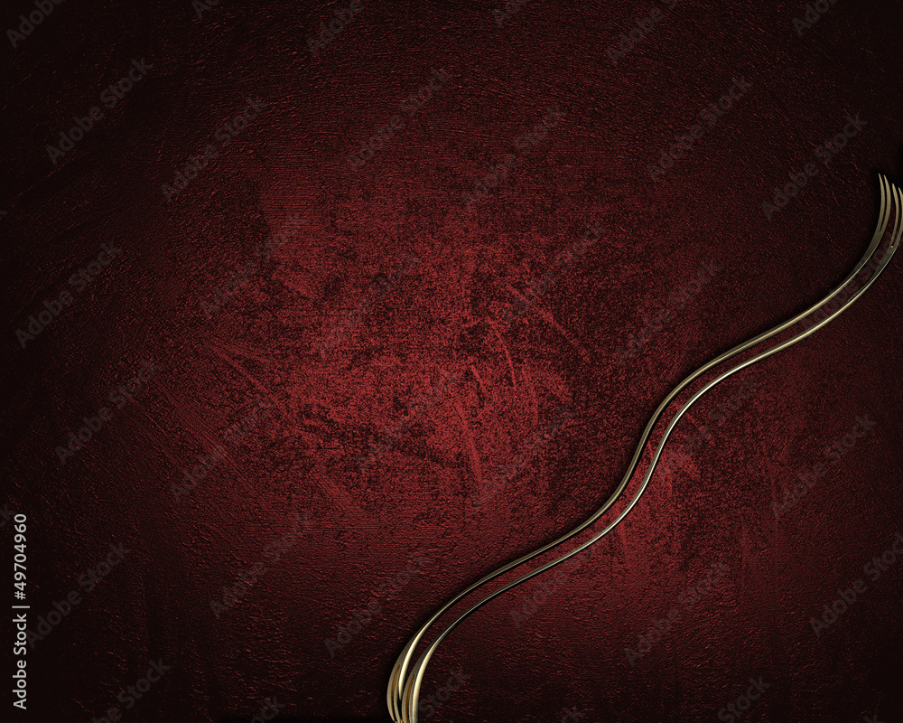 Red background with red inserts and gold nameplate for writing Stock ...