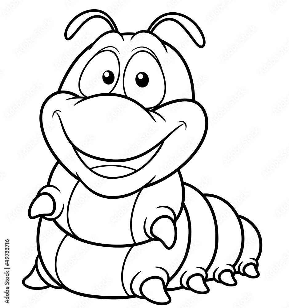 Worms Coloring Pages