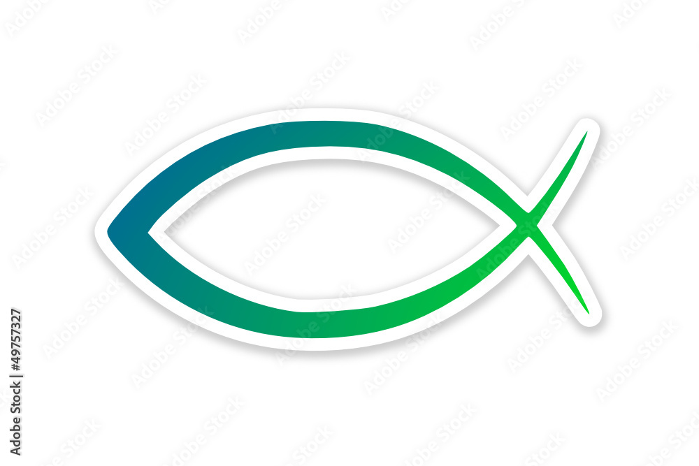 Ichthys Symbol Stock Vector | Adobe Stock