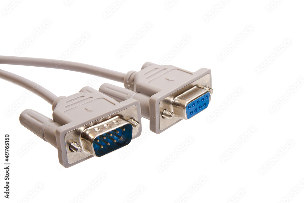 the plug for connections of computers Stock Photo | Adobe Stock