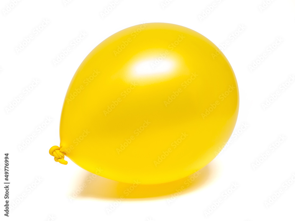 Gelber Ballon Stock-Foto | Adobe Stock