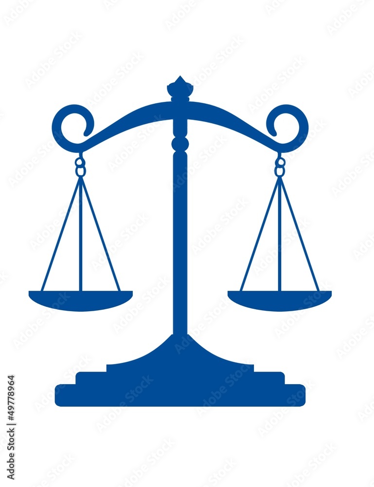 Balance symbole de la Justice Stock Illustration | Adobe Stock