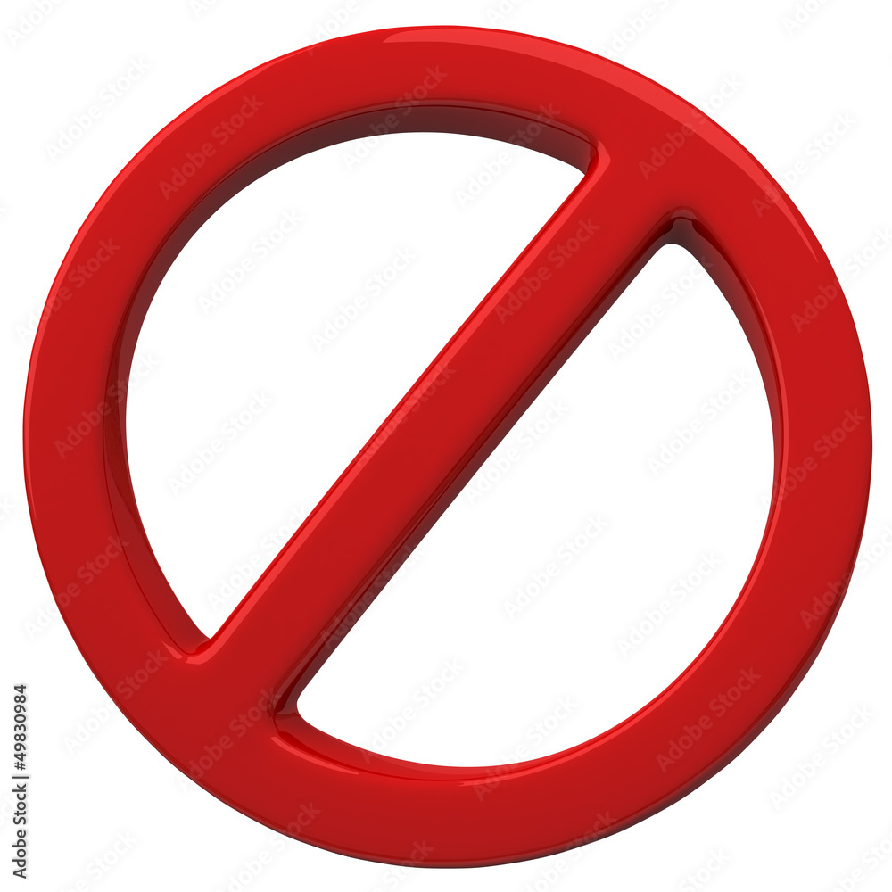 Poster Do Not red 3d warning sign – Wall Art | UkPosters