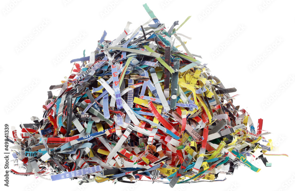 Paper Scraps Cutout Stock Photo | Adobe Stock