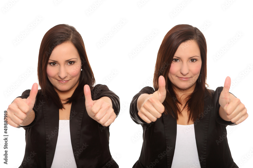 Daumen hoch Stock Photo | Adobe Stock