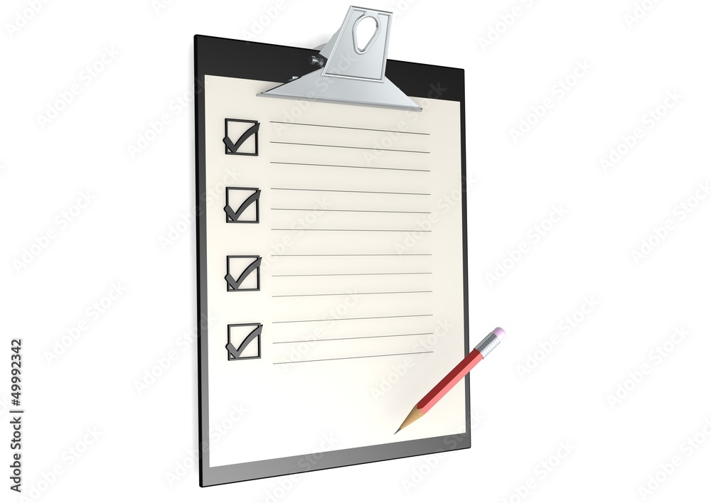 Note with tick Stock Illustration | Adobe Stock