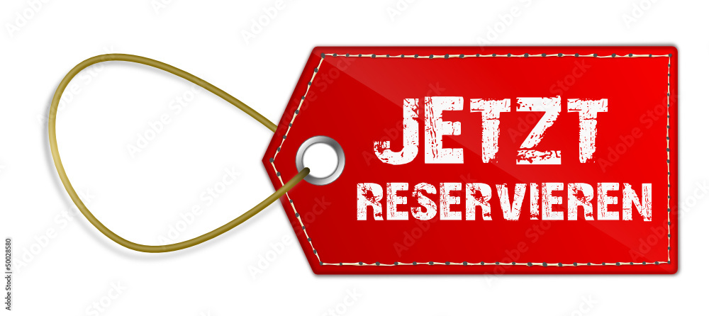 Anhänger rot reservieren Stock-Vektorgrafik | Adobe Stock