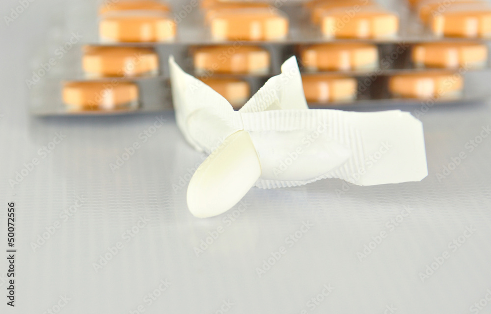 Suppositories tablet and blister pack Stock Photo | Adobe Stock